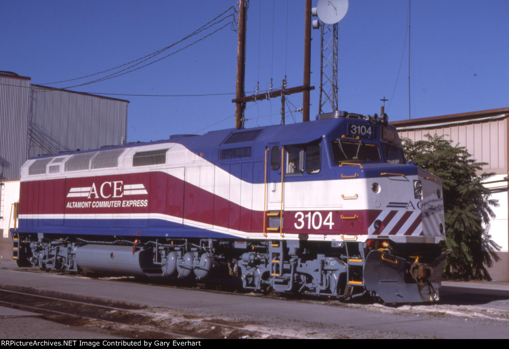 ACEX F40PH-3C #3104 - Altamont Commuter Express